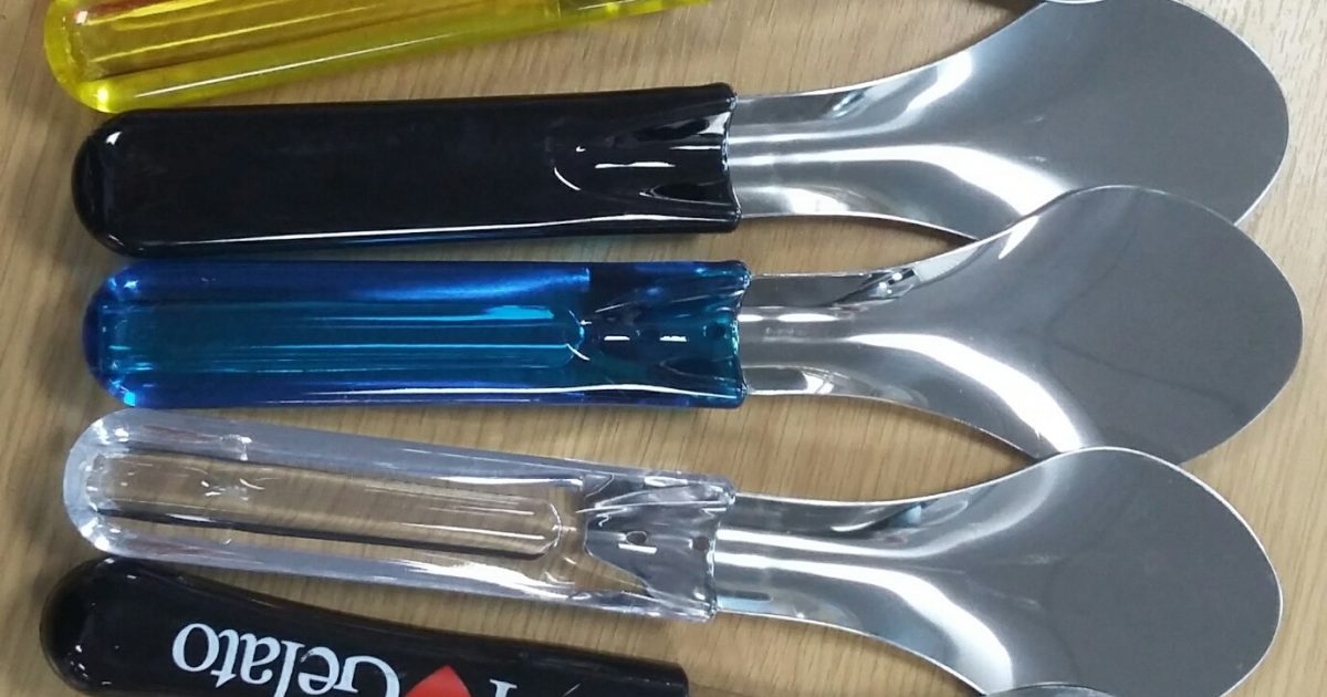 SS Spatula Red Handle | Antonelli