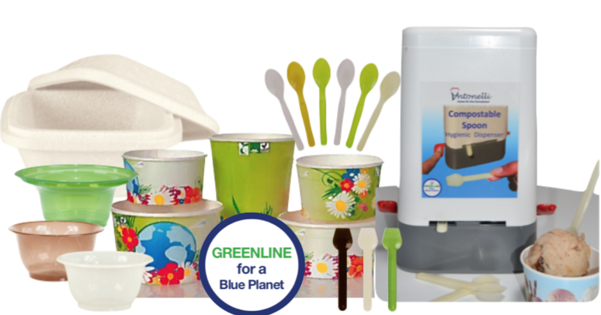 Disposable, Compostable Ice Cream Packaging | Antonelli